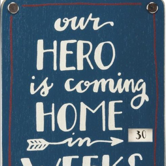 Other | Our Hero Comes Home Counter | Poshmark